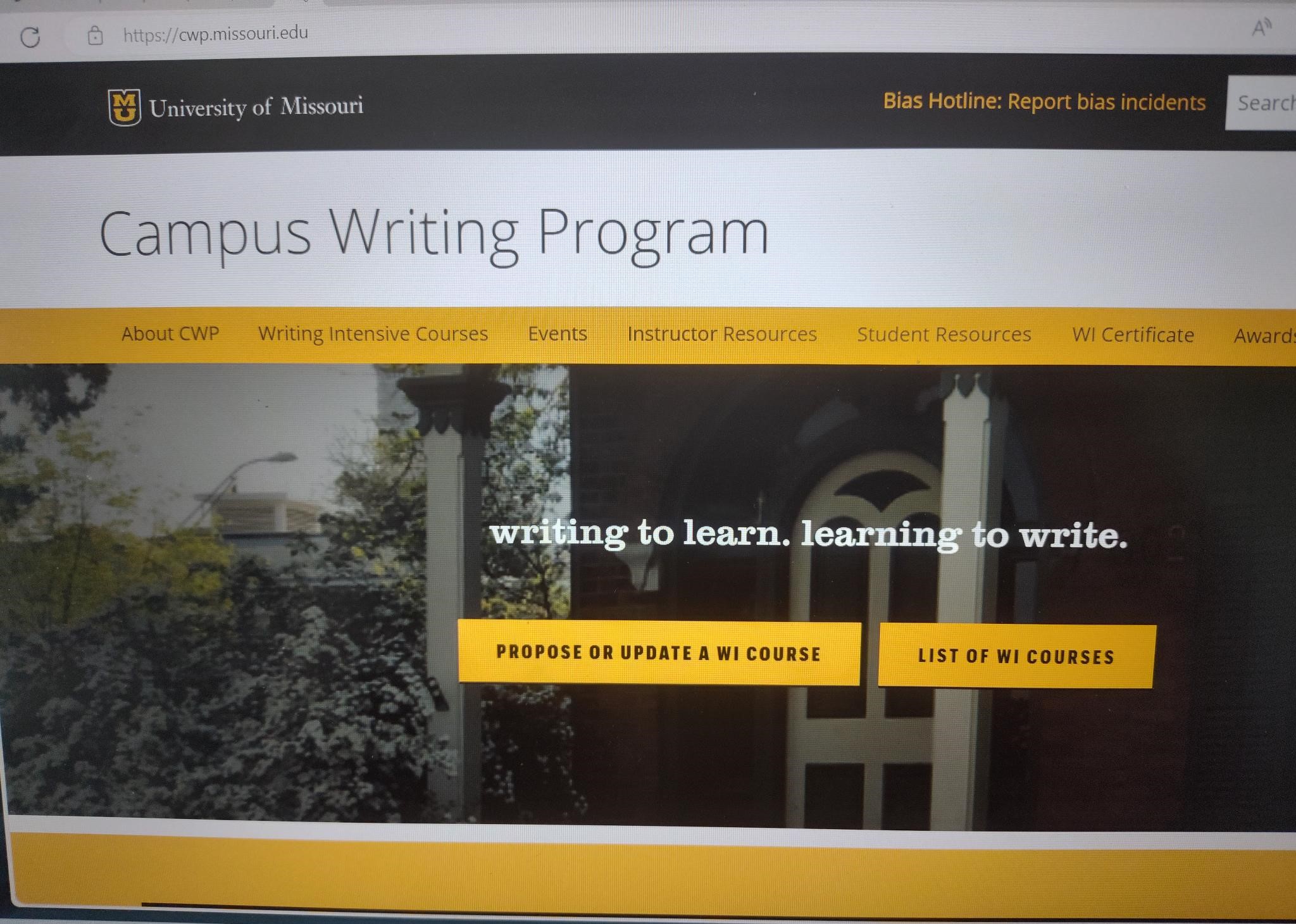 Campus Writing Program // Campus Writing Program
